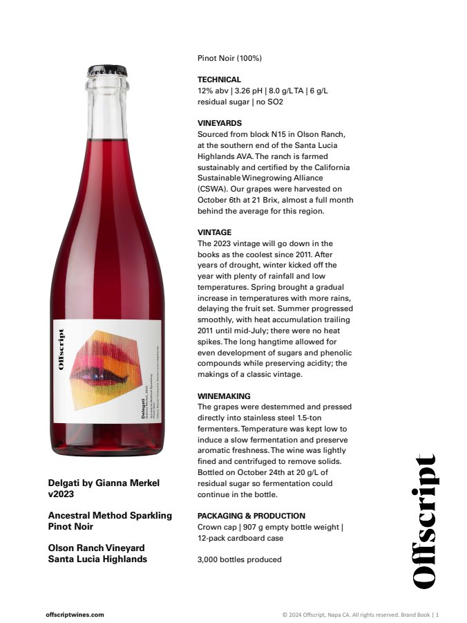 Offscript - Lux Wines